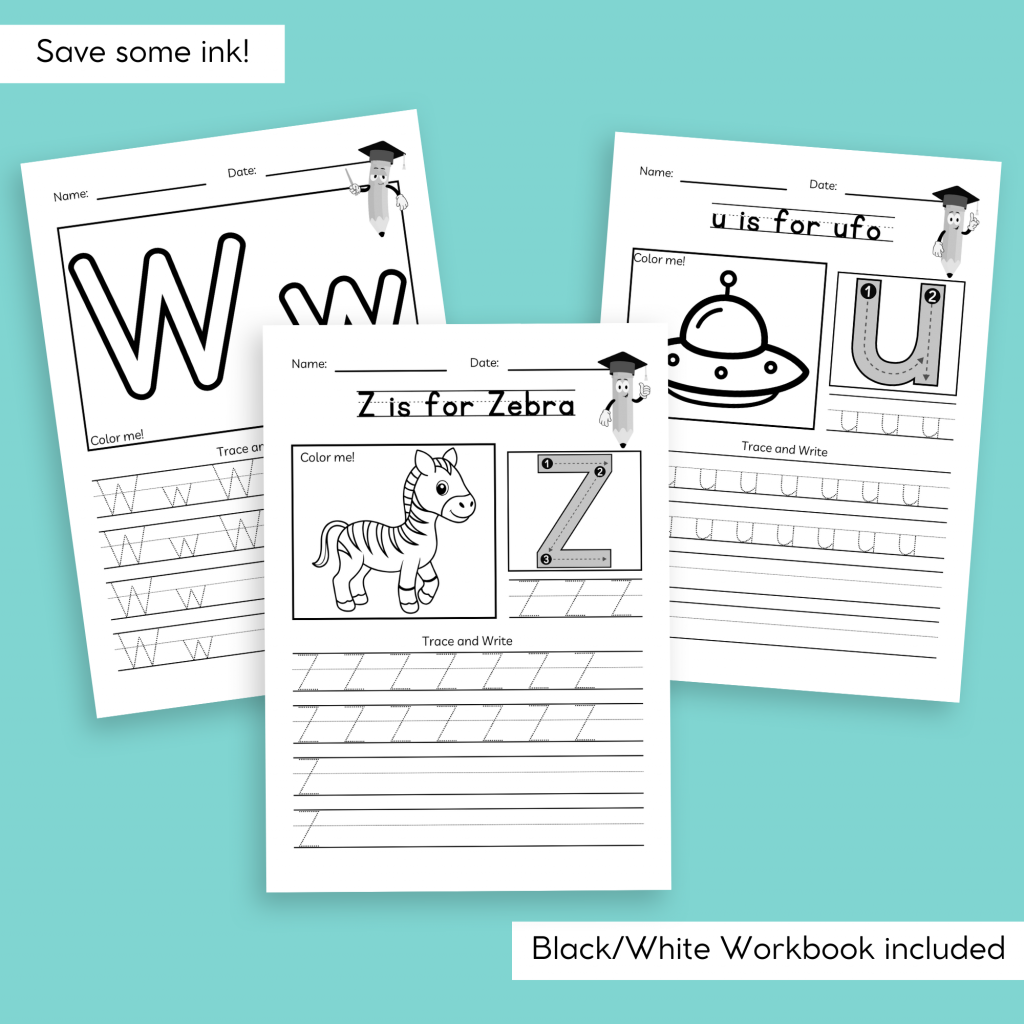 Alphabet Workbook » Liam's Classroom